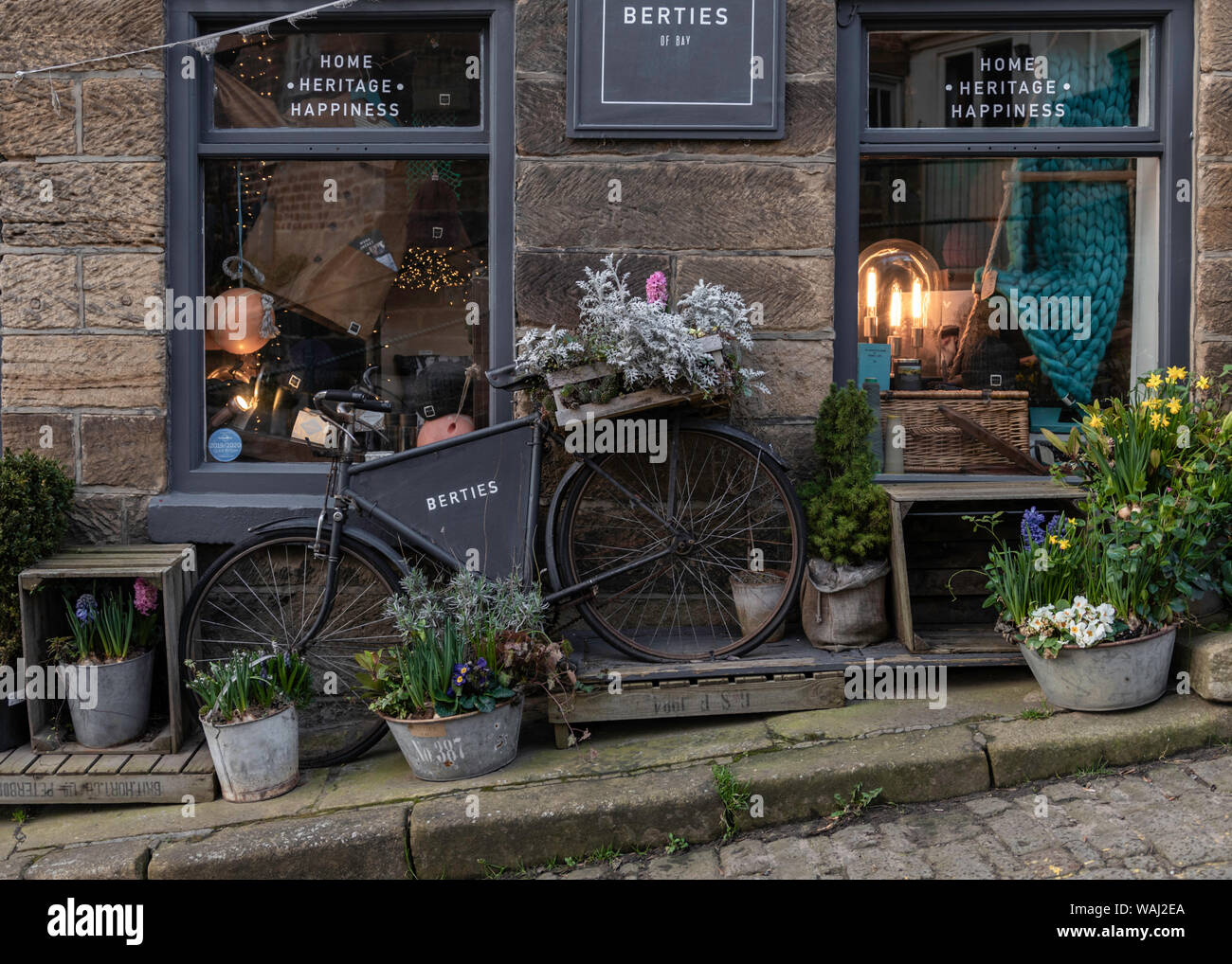 Old shop in Whitby Stock Photo - Alamy