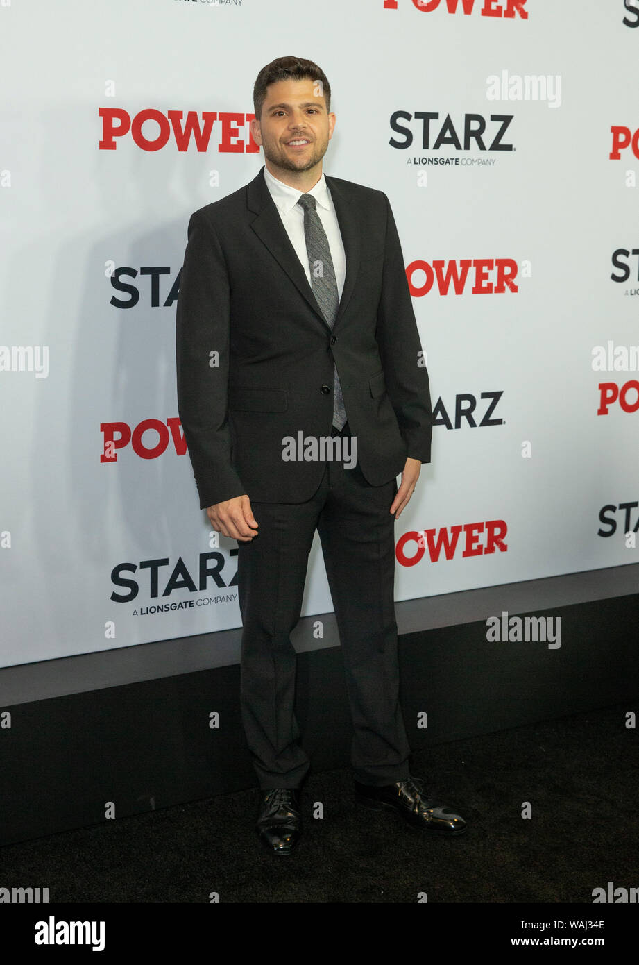 New York, NY - August 20, 2019: Jerry Ferrara attends STARZ Power ...