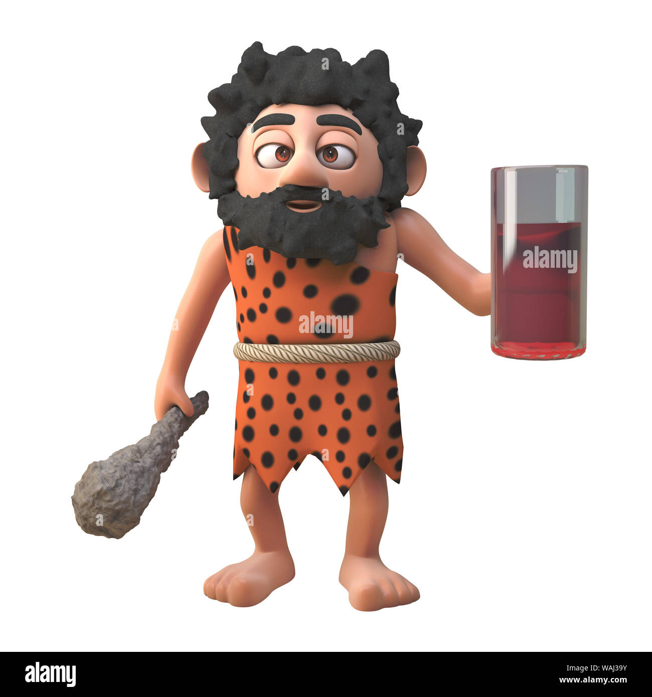 Old Caveman Character