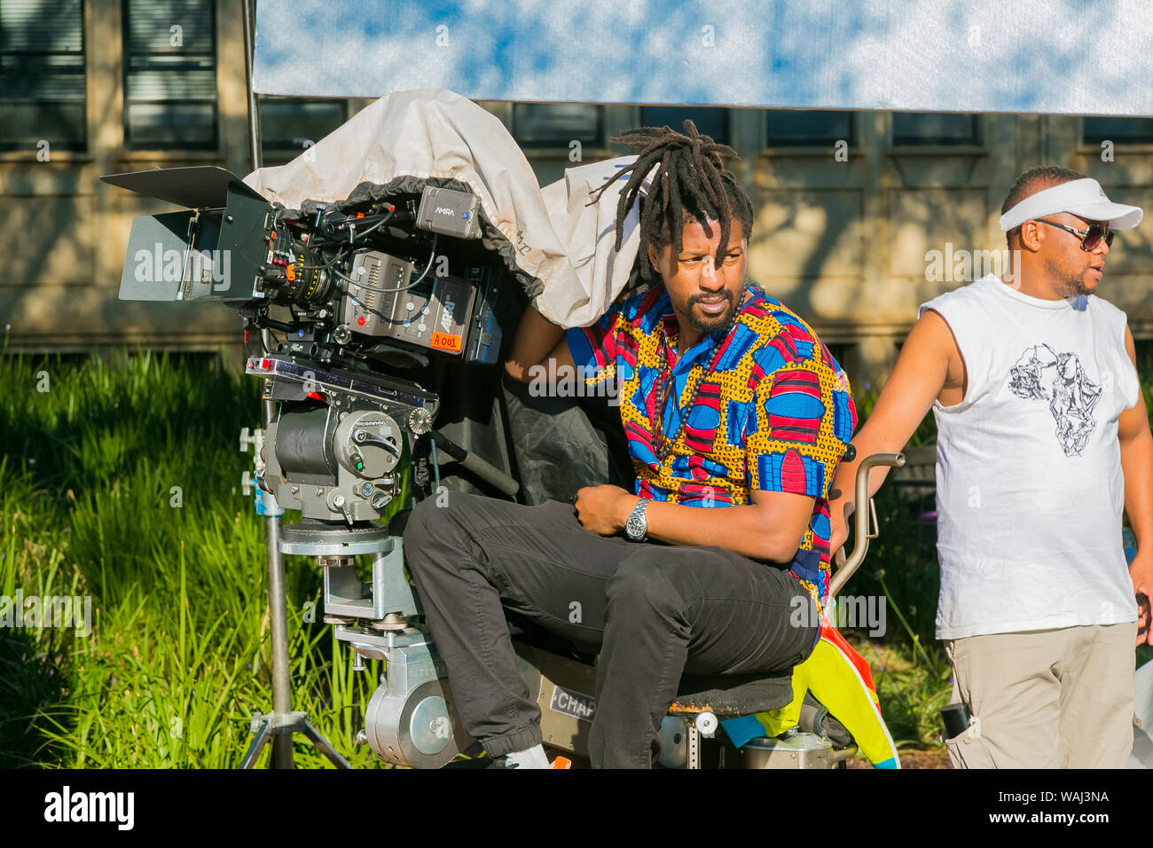 Johannesburg, South Africa - October 09 2018: Behind the scenes of a ...