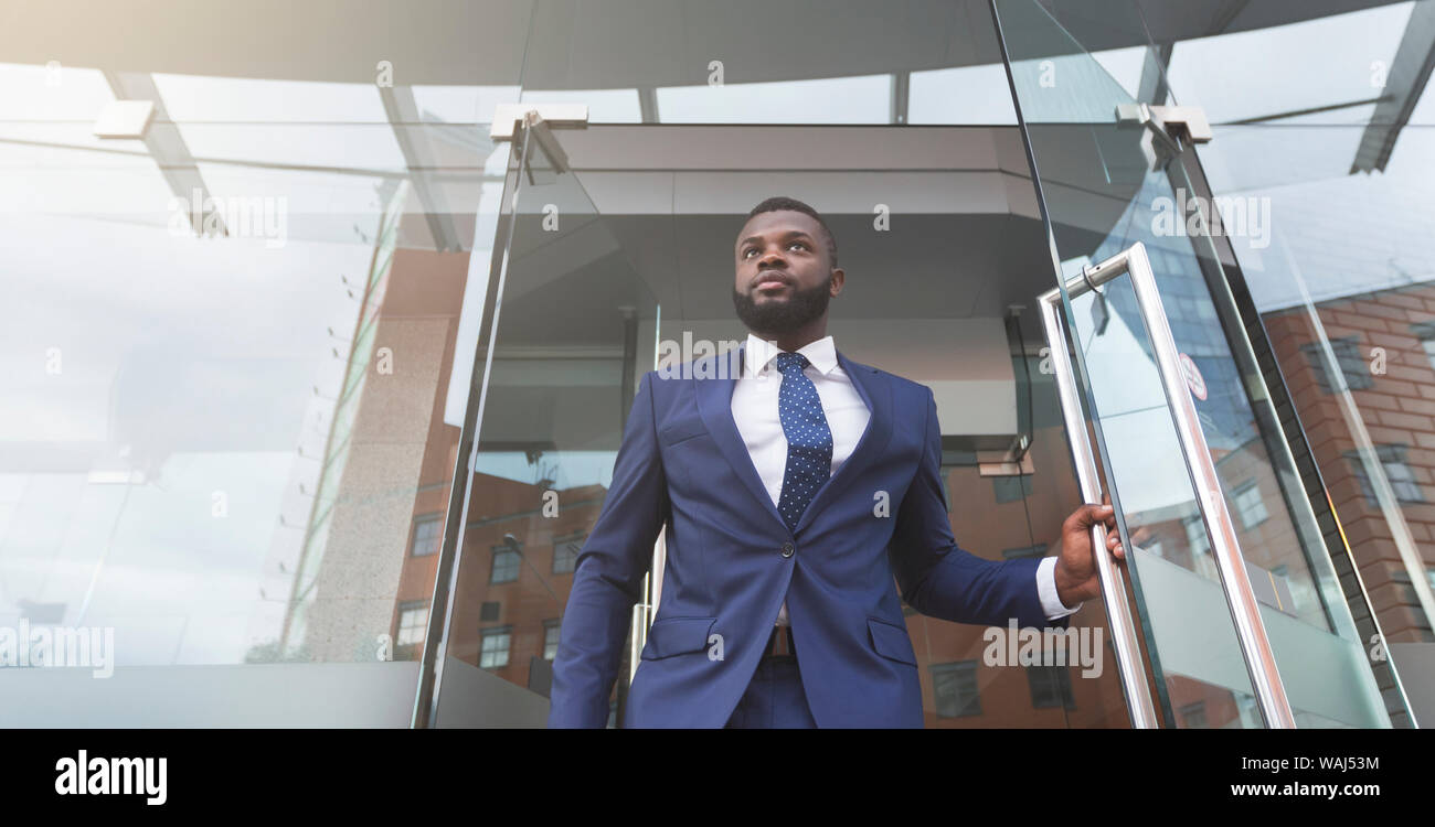 African american security guard hi-res stock photography and images - Alamy