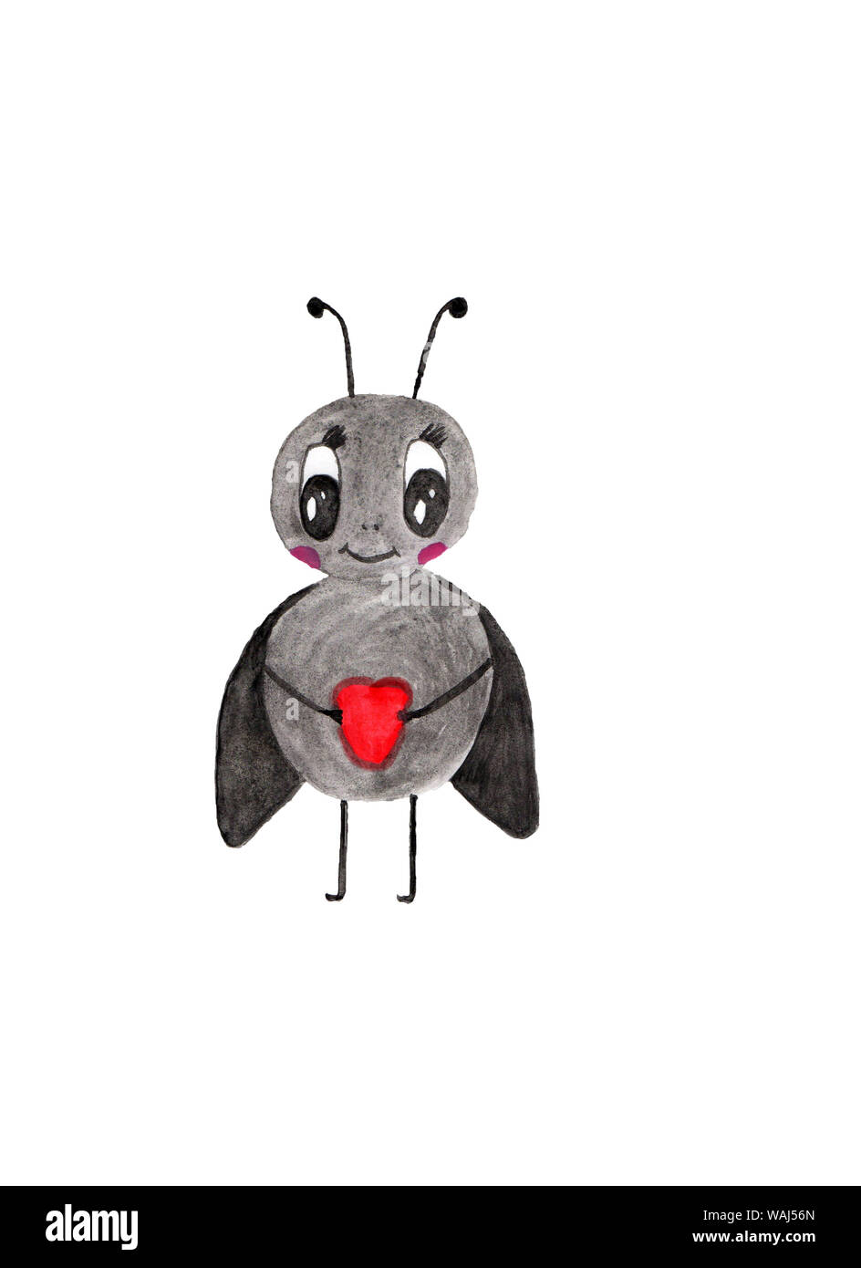 Cartoon illustration funny fly insect hi-res stock photography and ...