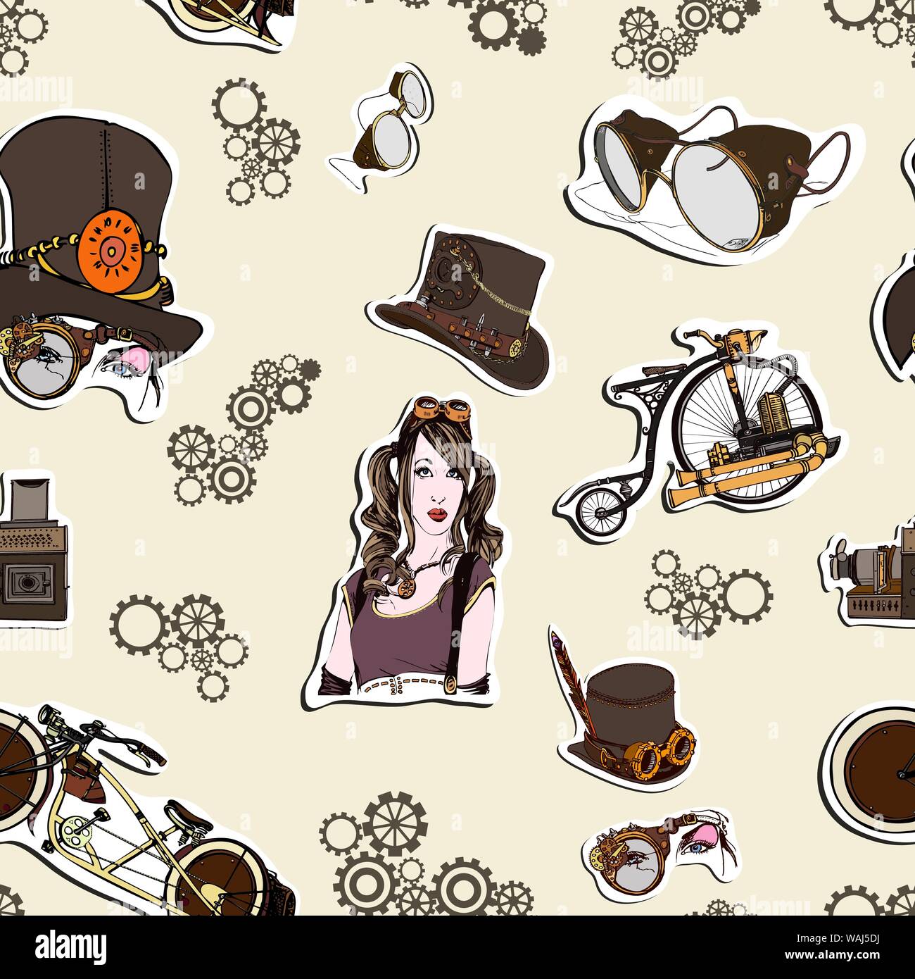 Victorian industry factory Stock Vector Images - Alamy