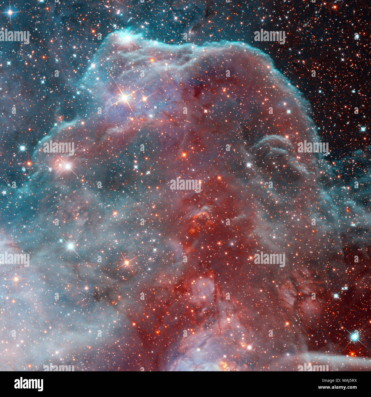 Nebula in outer space. Gas and dust clouds. Elements of this image furnished by NASA Stock Photo ...