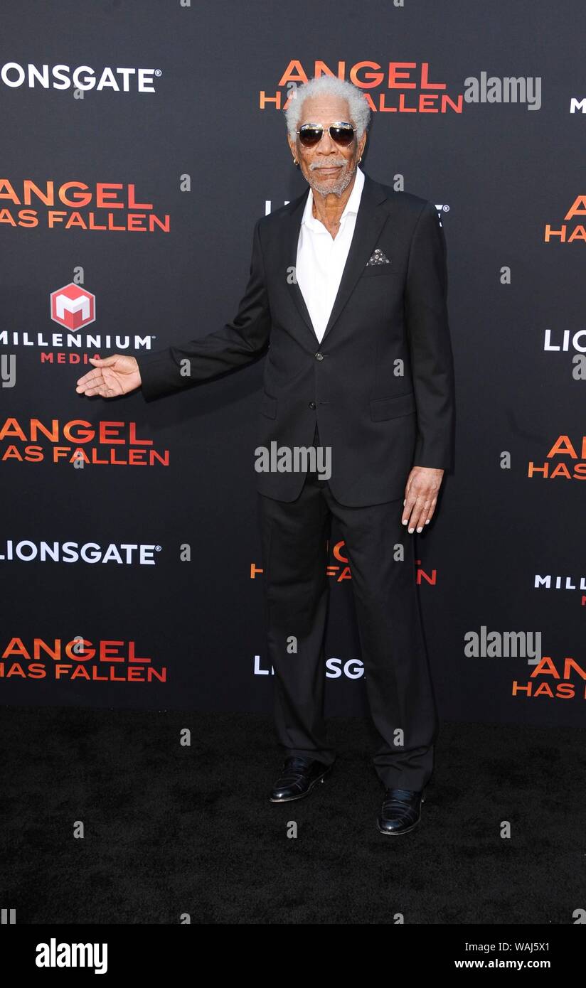 Los Angeles, CA. 20th Aug, 2019. Morgan Freeman at arrivals for ANGEL ...