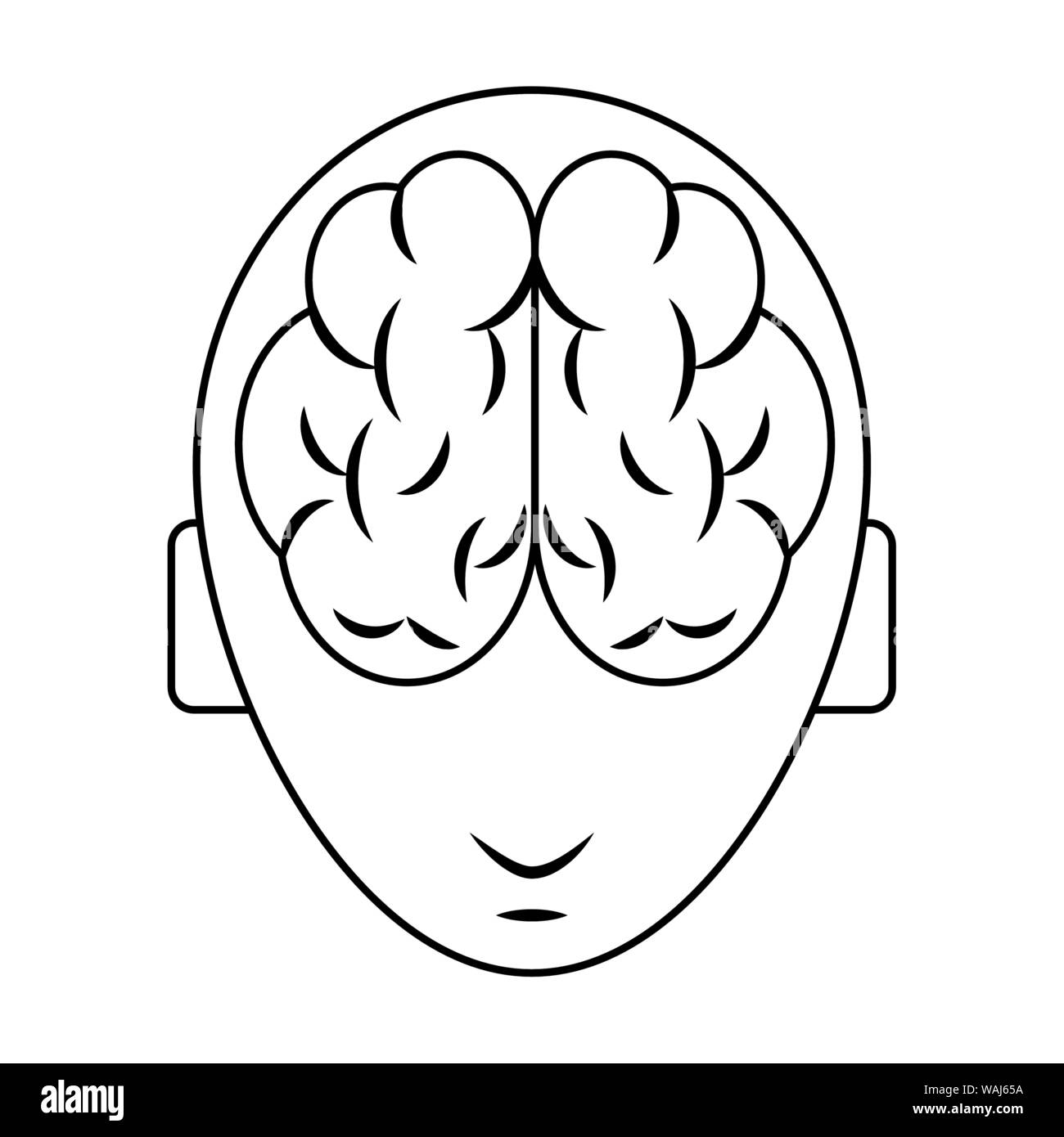human brain cartoon Stock Vector Image & Art - Alamy