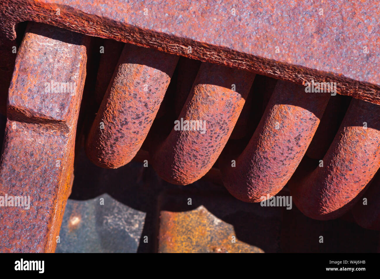 Details of rust and paint on metal Stock Photo - Alamy