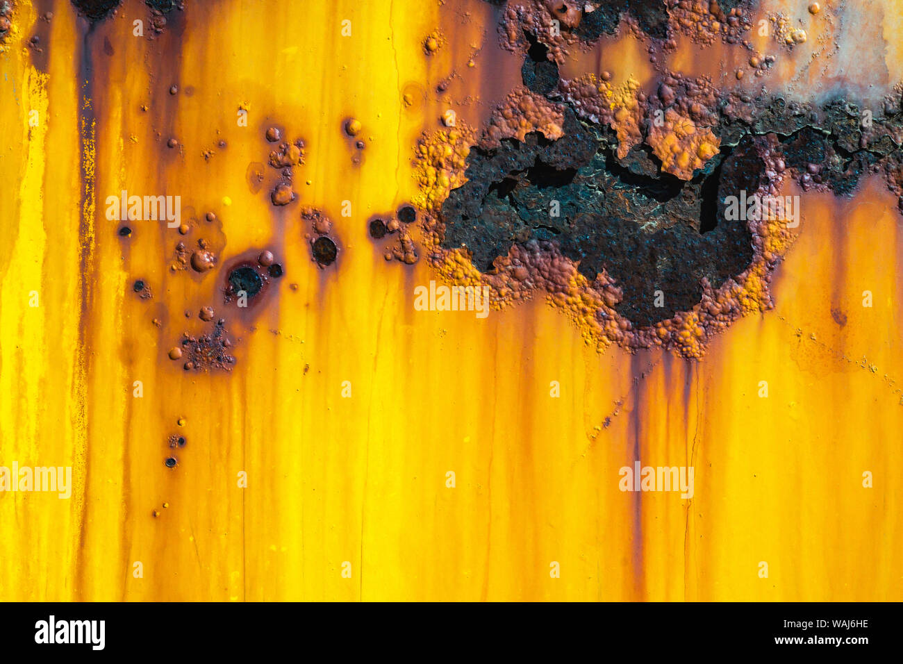 Details of rust and paint on metal Stock Photo - Alamy