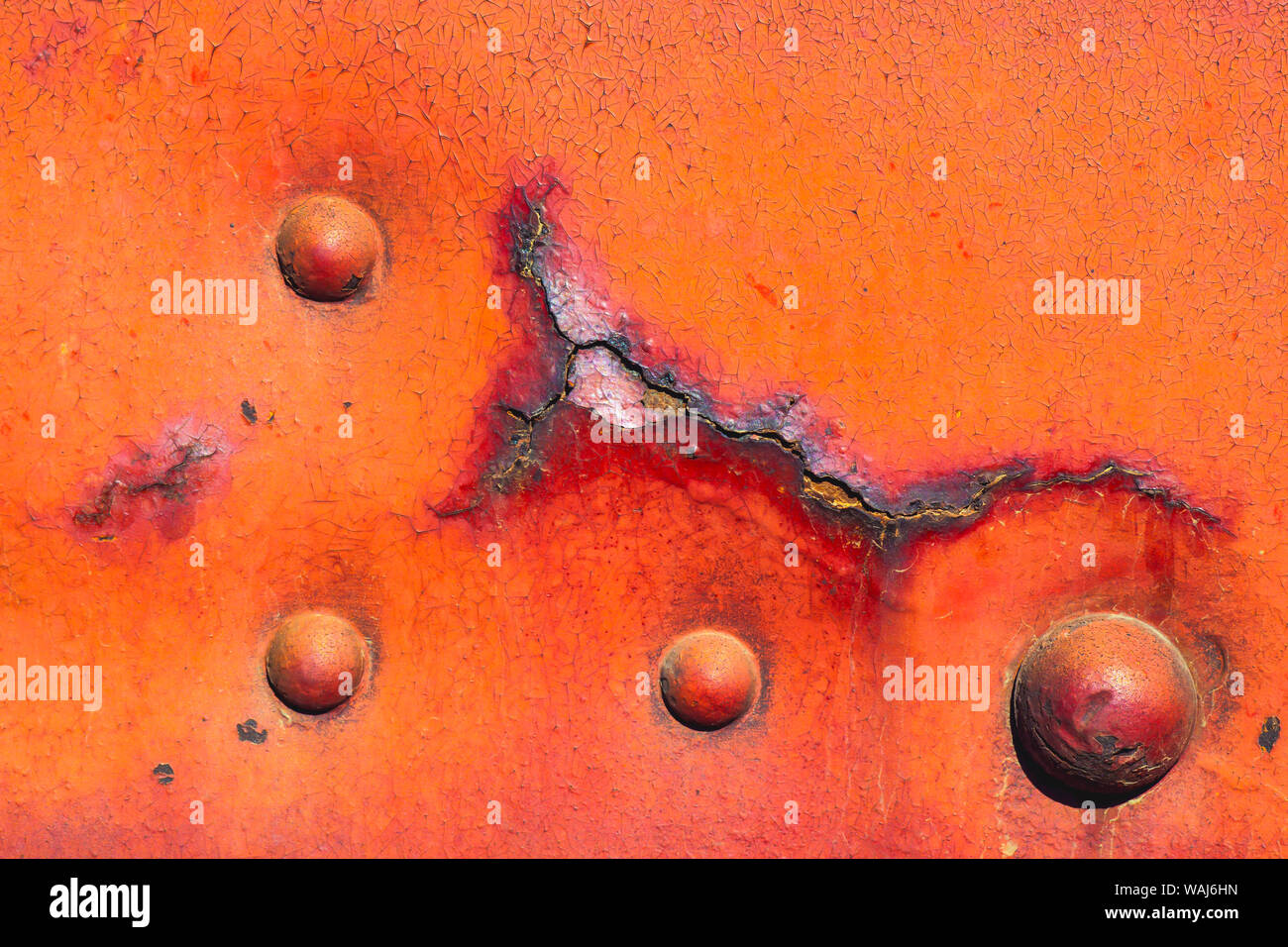 Details of rust and paint on metal Stock Photo - Alamy