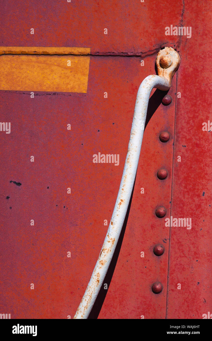 Details of rust and paint on metal Stock Photo - Alamy