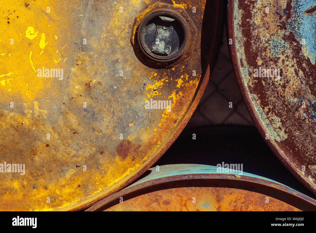 Details of rust and paint on metal Stock Photo - Alamy