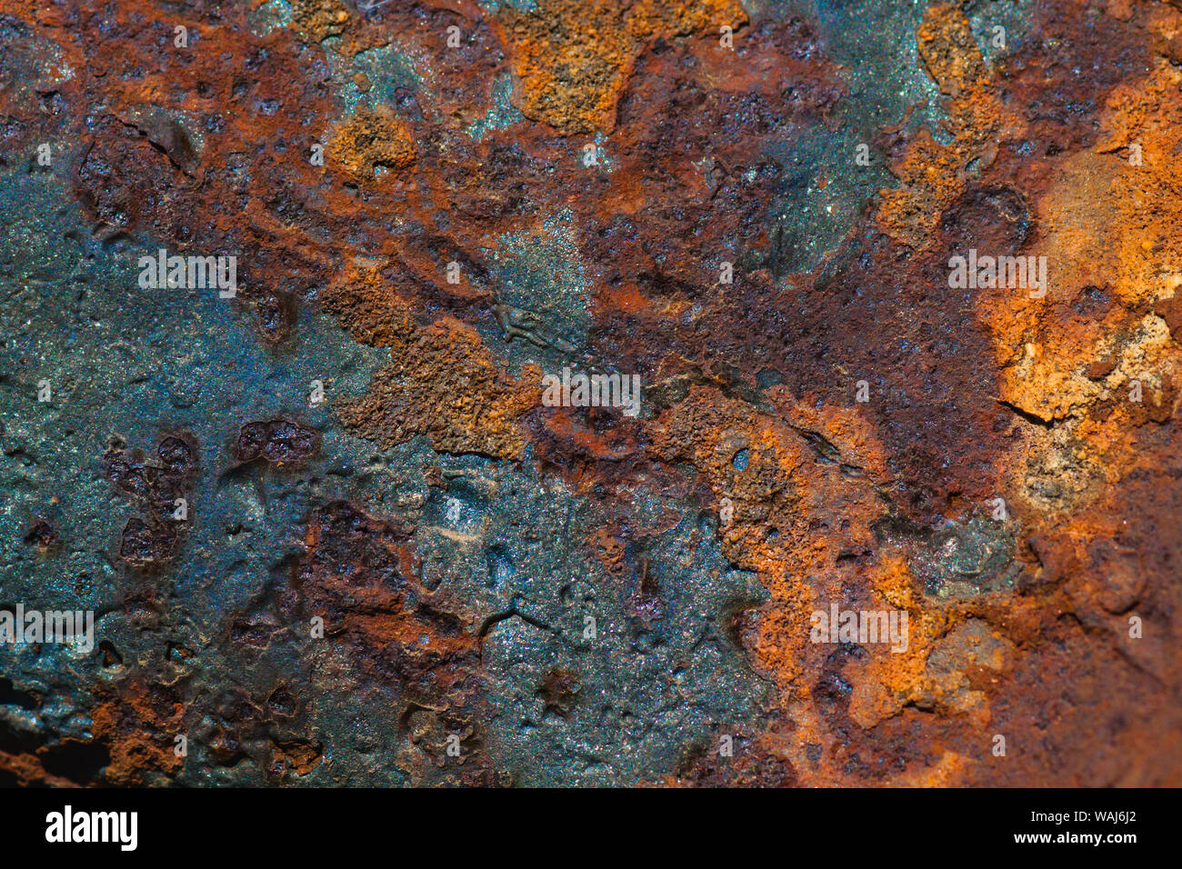 Details of rust and paint on metal Stock Photo - Alamy