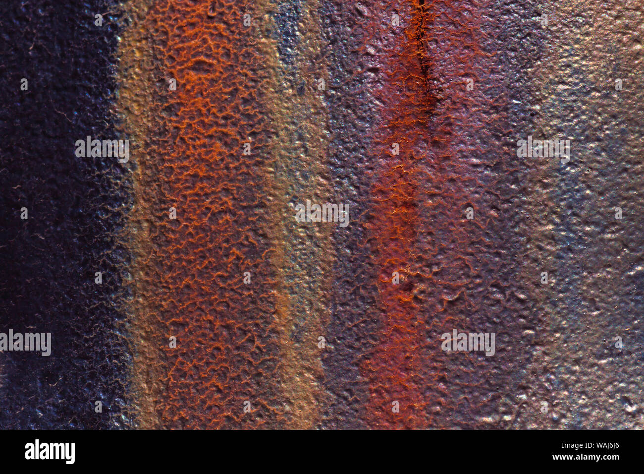 Details of rust and paint on metal Stock Photo - Alamy