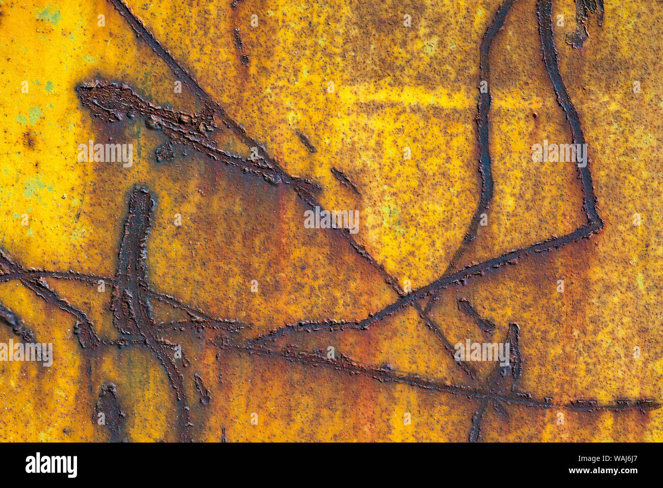 Details of rust and paint on metal Stock Photo - Alamy
