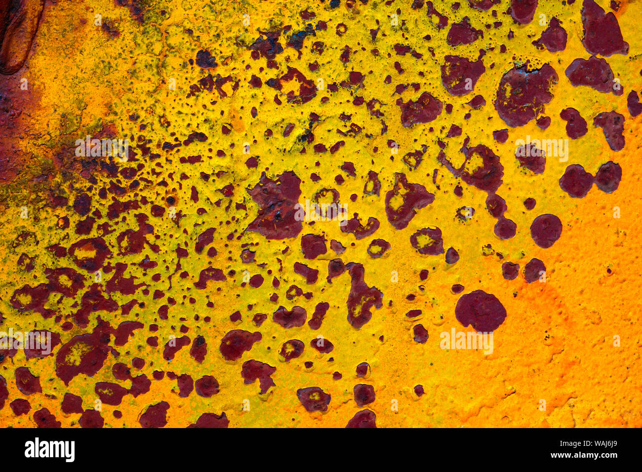 Details of rust and paint on metal Stock Photo - Alamy