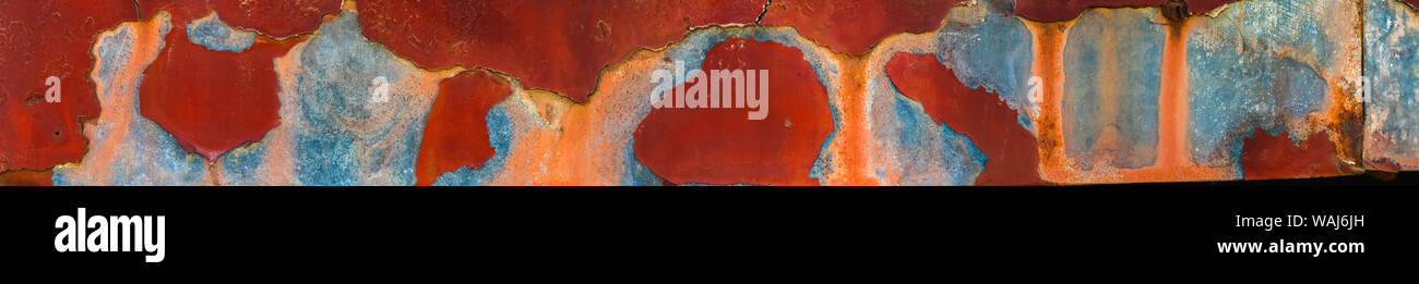 Details of rust and paint on metal Stock Photo - Alamy