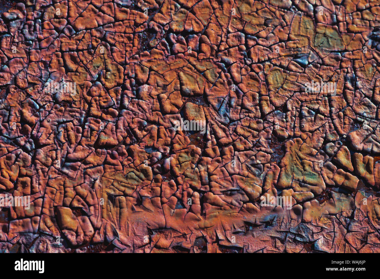 Details of rust and paint on metal Stock Photo - Alamy