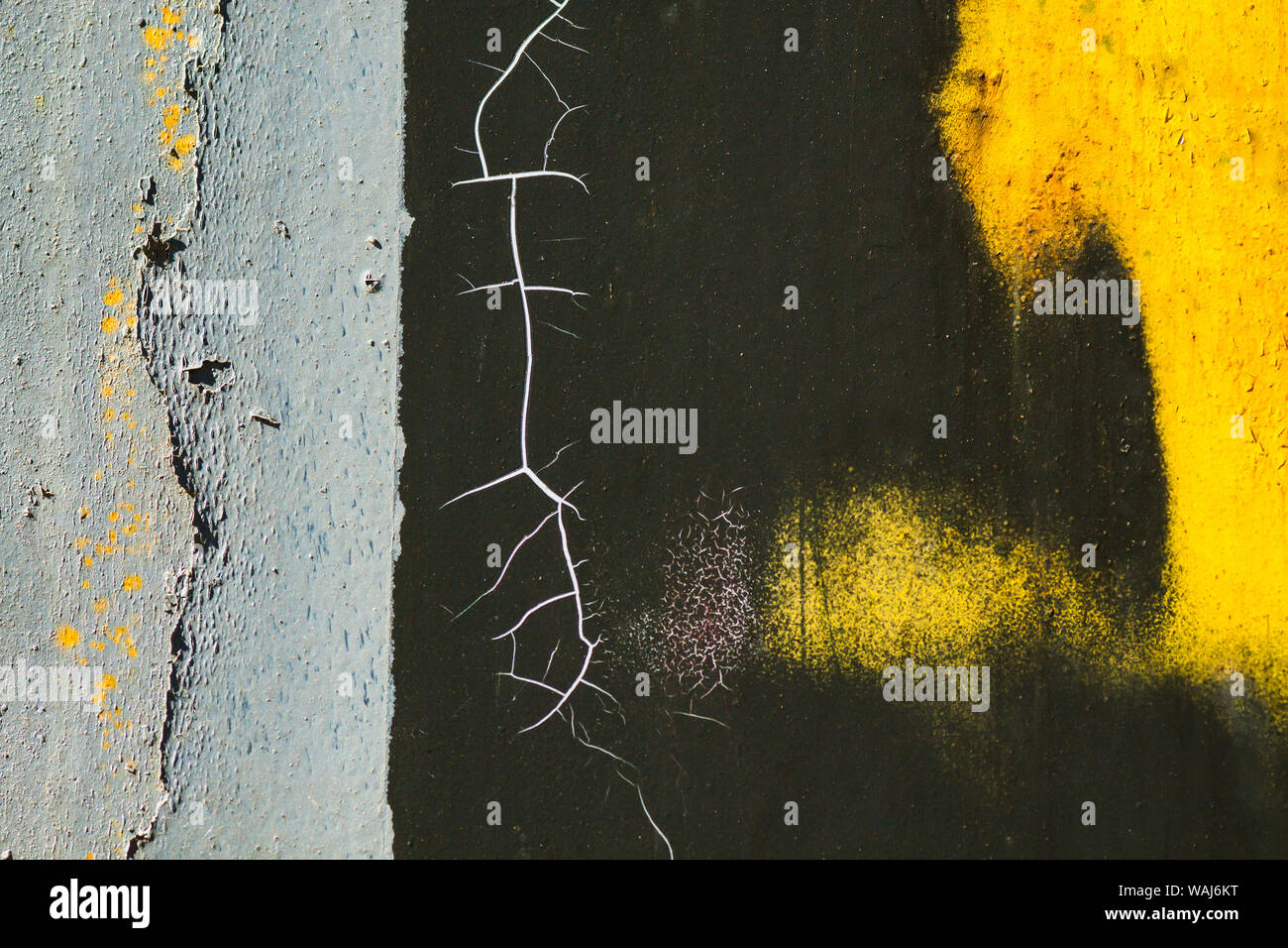 Details of rust and paint on metal Stock Photo - Alamy