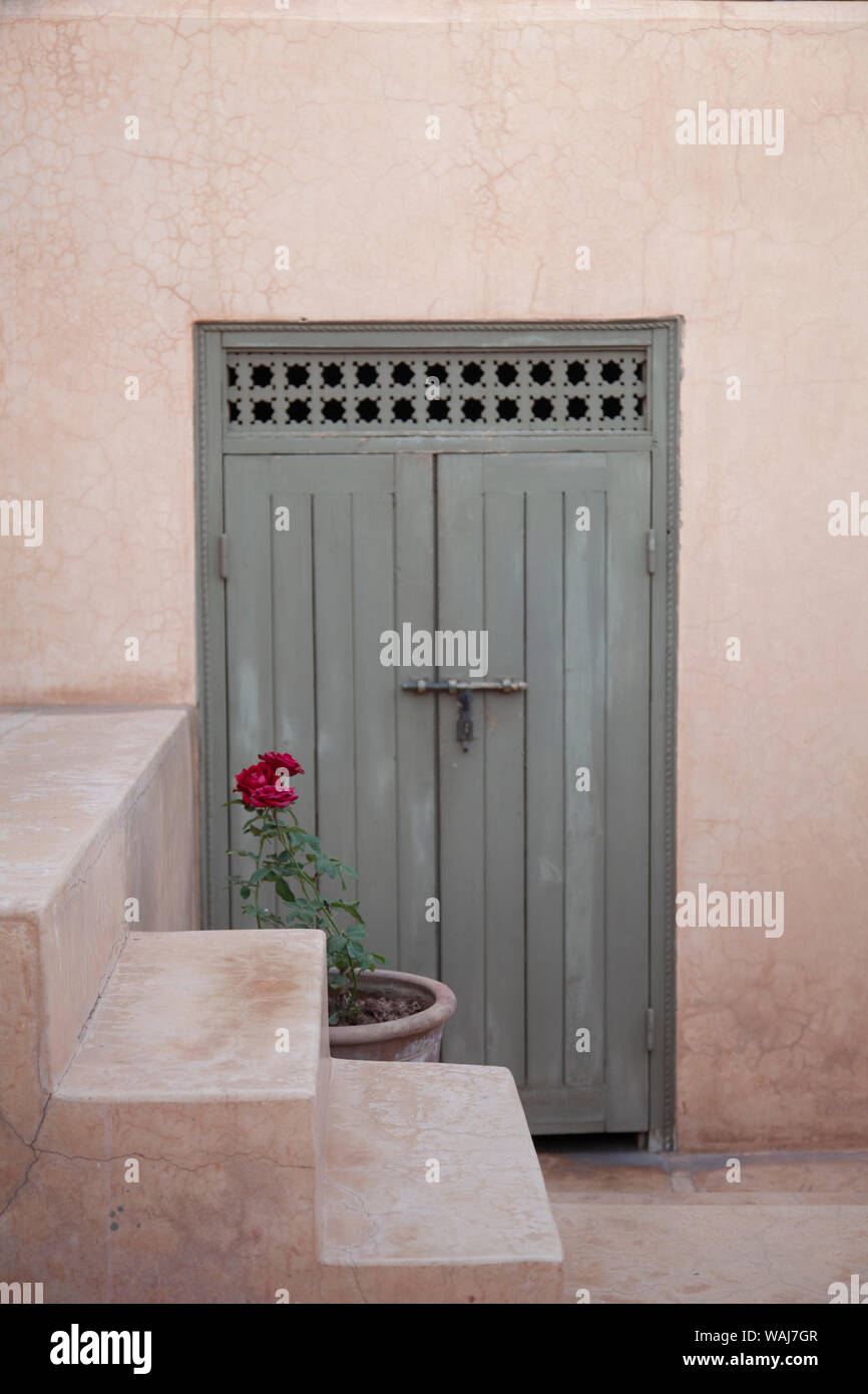 Steps and Door in Morocco Marrakech Stock Photo - Alamy
