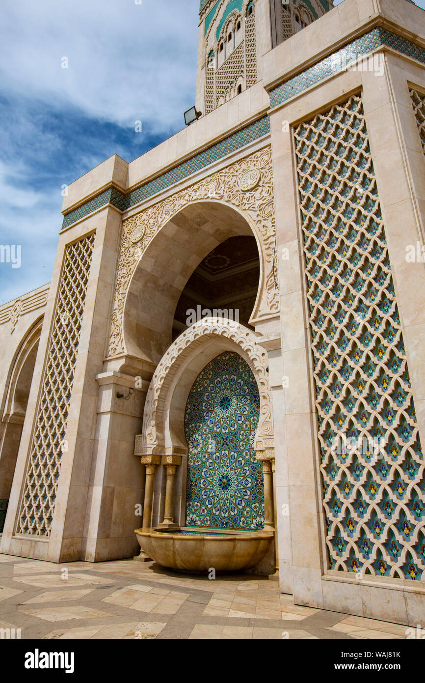Casablanca, Morocco. Hassan II Mosque, largest mosque in Morocco ...