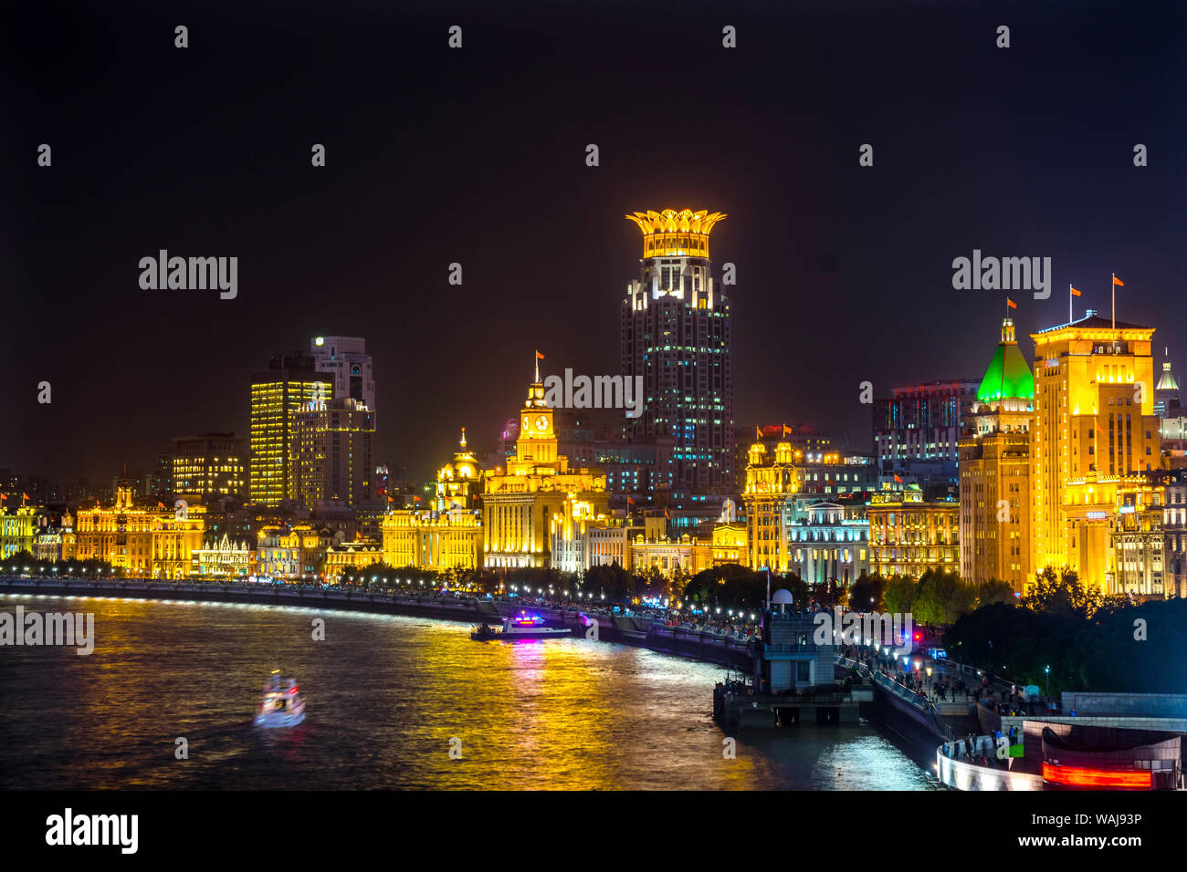 Bund, Shanghai, China. One of the most famous places in Shanghai and ...