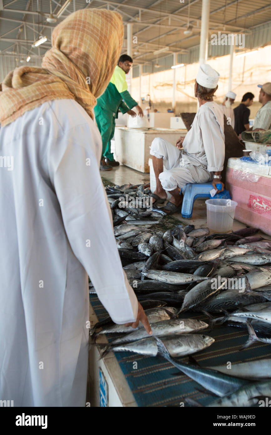 Fishmarket. Muscat, Oman Stock Photo - Alamy