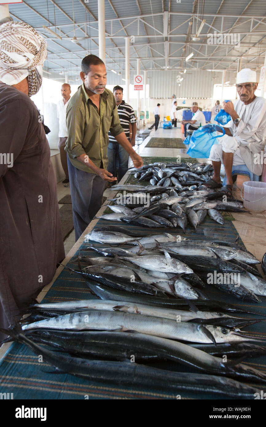 Fishmarket. Muscat, Oman Stock Photo - Alamy