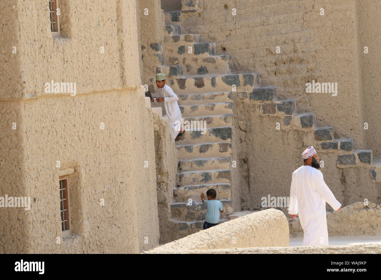 Bahla Fort. Unesco World Heritage Site. Oman Stock Photo - Alamy