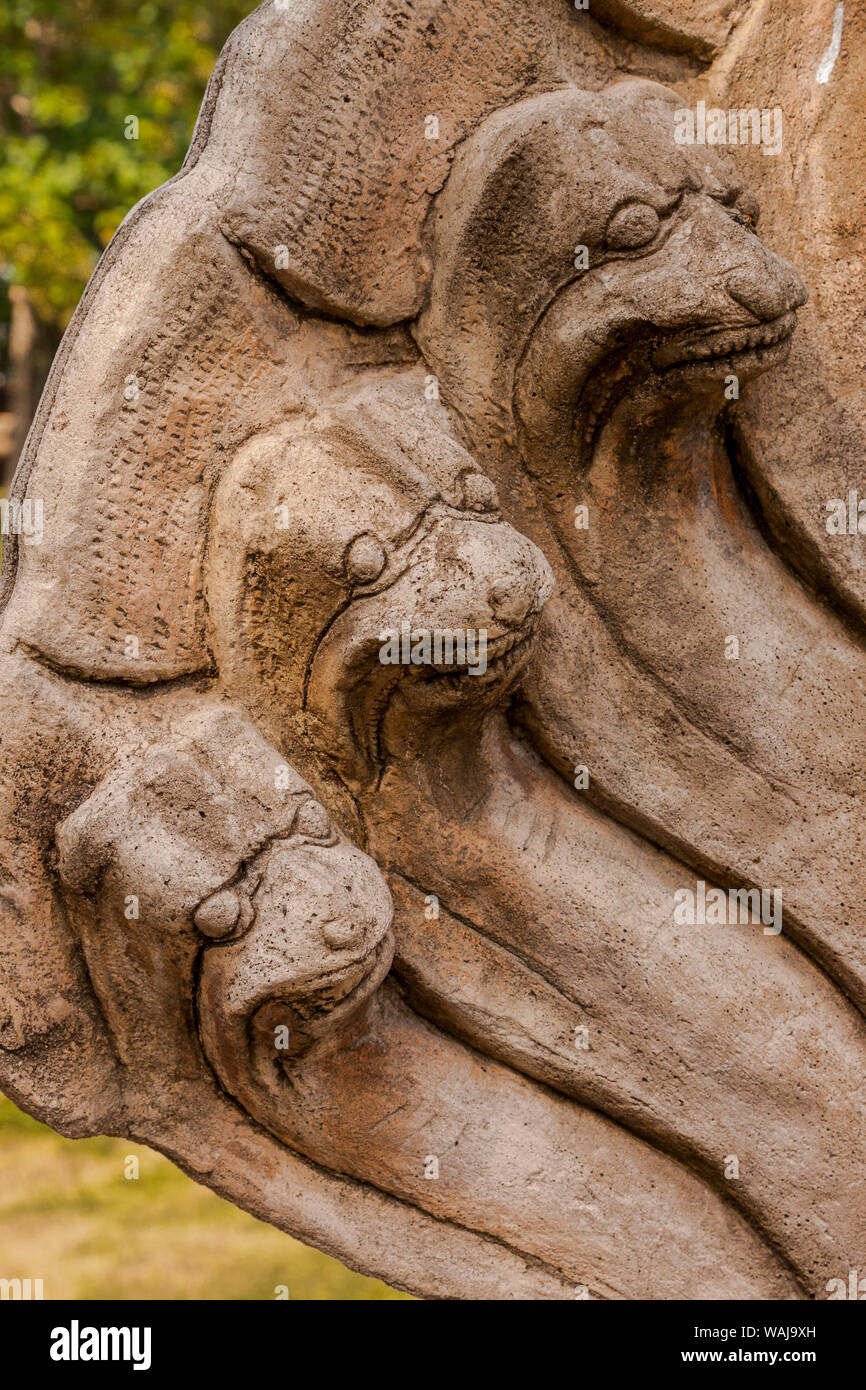 Thailand. Phimai Historical Park. Ruins of ancient Khmer temple complex ...