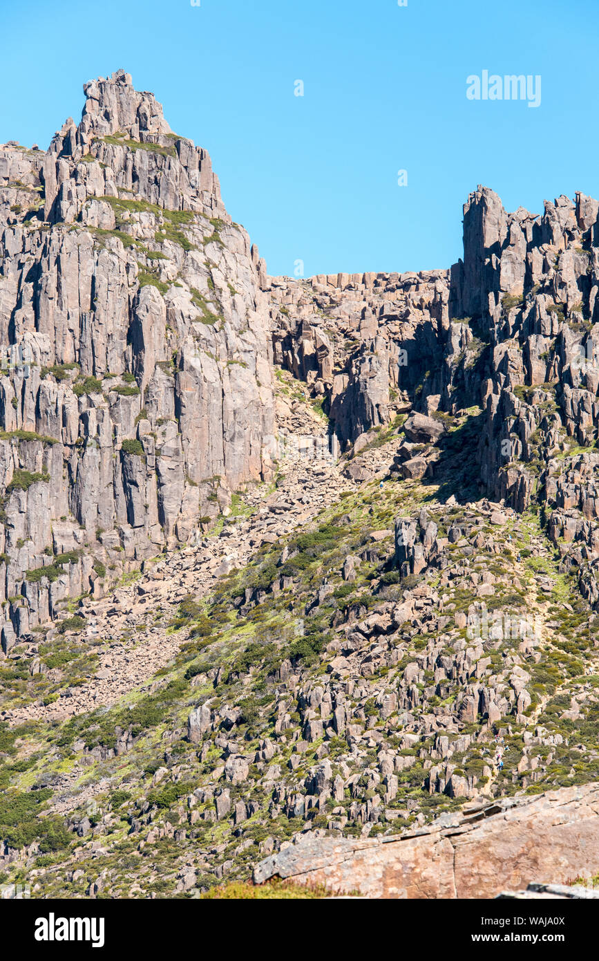 Australia, Tasmania, Cradle Mountain-Lake St Clair National Park. Mt ...