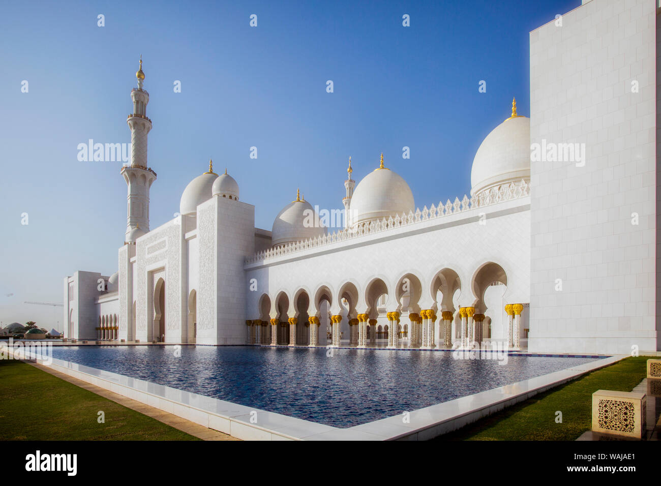Sheik Sayed Mosque. Abu Dhabi, UAE. (FOR EDITORIAL USE ONLY Stock Photo ...