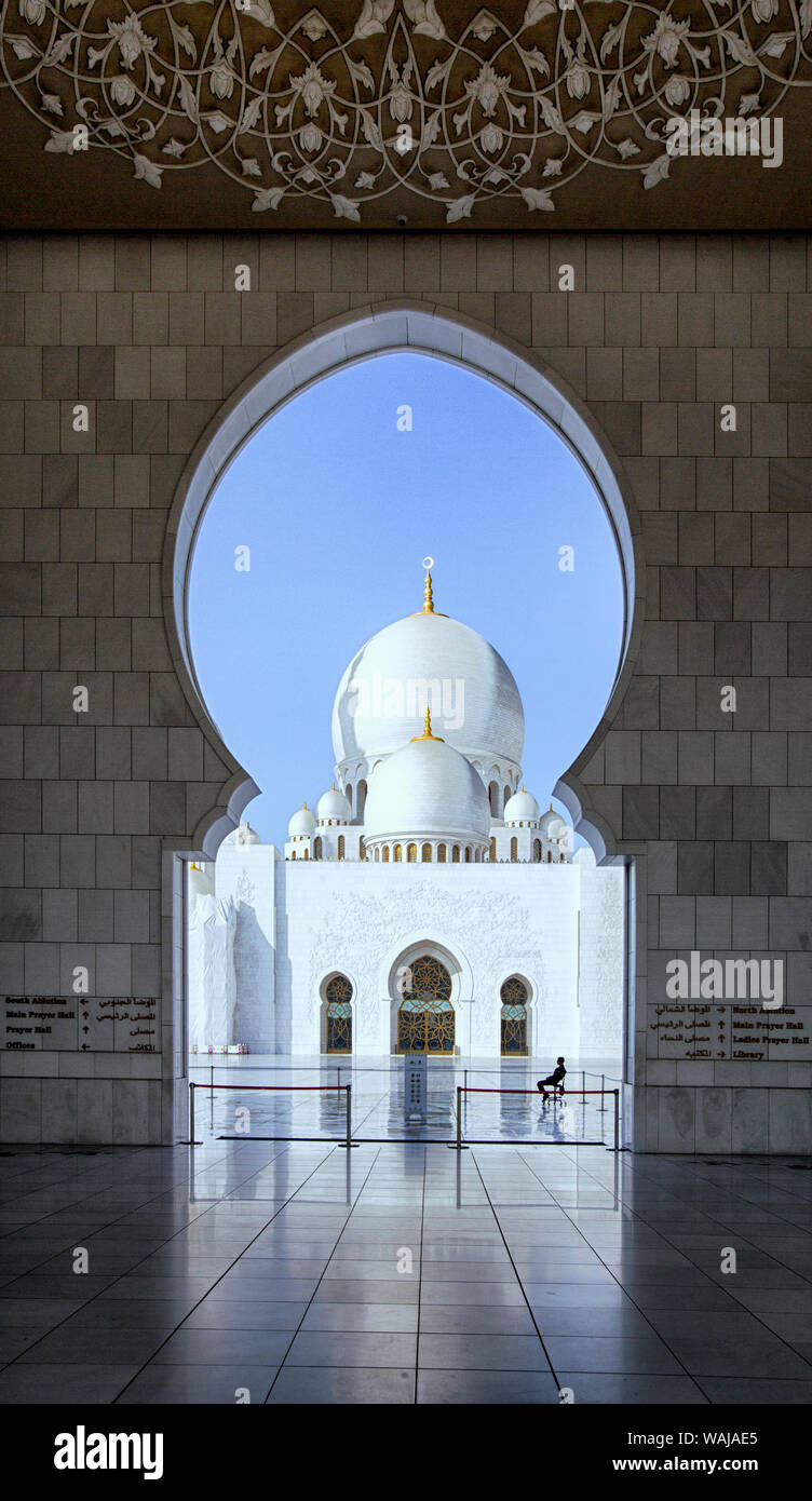 Sheik Sayed Mosque. Abu Dhabi, UAE. (FOR EDITORIAL USE ONLY Stock Photo ...