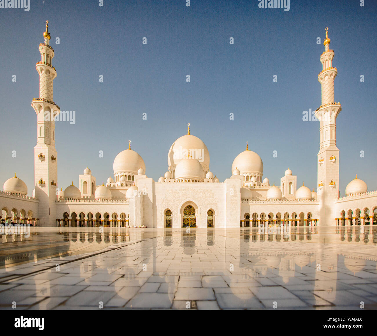 Sheik Sayed Mosque. Abu Dhabi, UAE. (FOR EDITORIAL USE ONLY Stock Photo ...