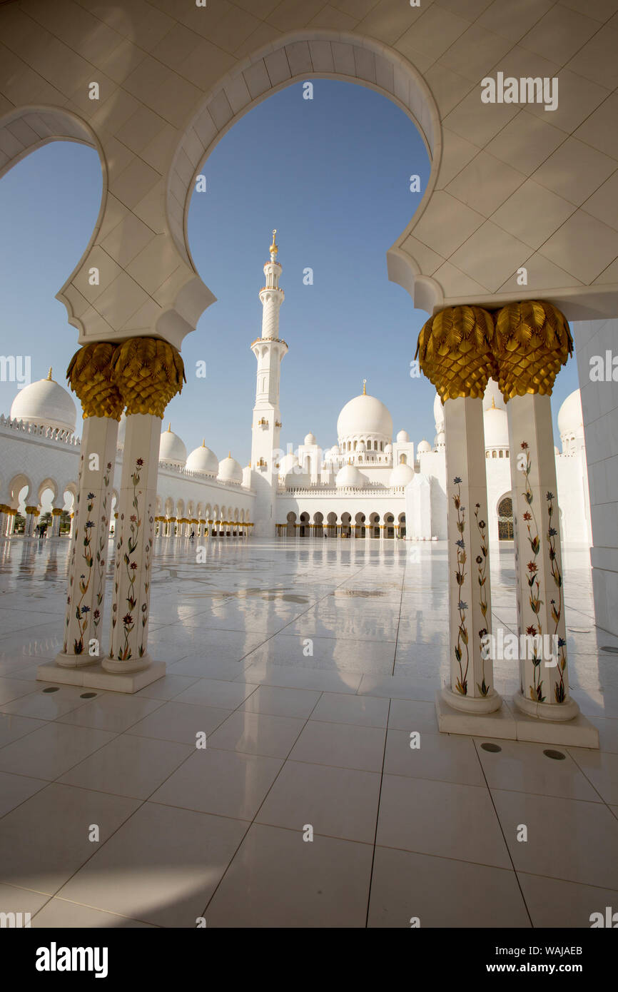 Sheik Sayed Mosque. Abu Dhabi, UAE. (FOR EDITORIAL USE ONLY Stock Photo ...