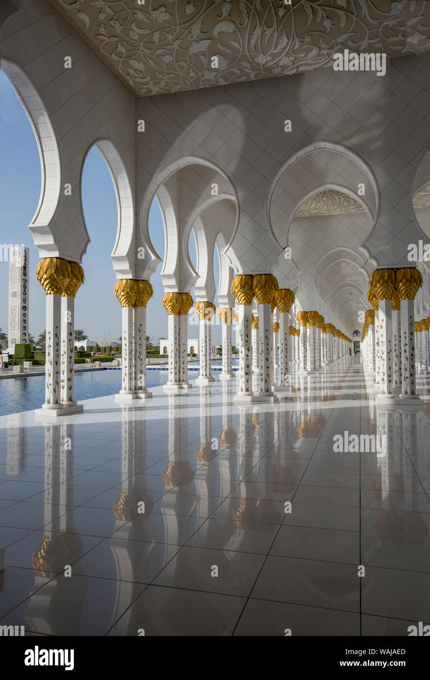 Sheik Sayed Mosque. Abu Dhabi, UAE. (FOR EDITORIAL USE ONLY Stock Photo ...