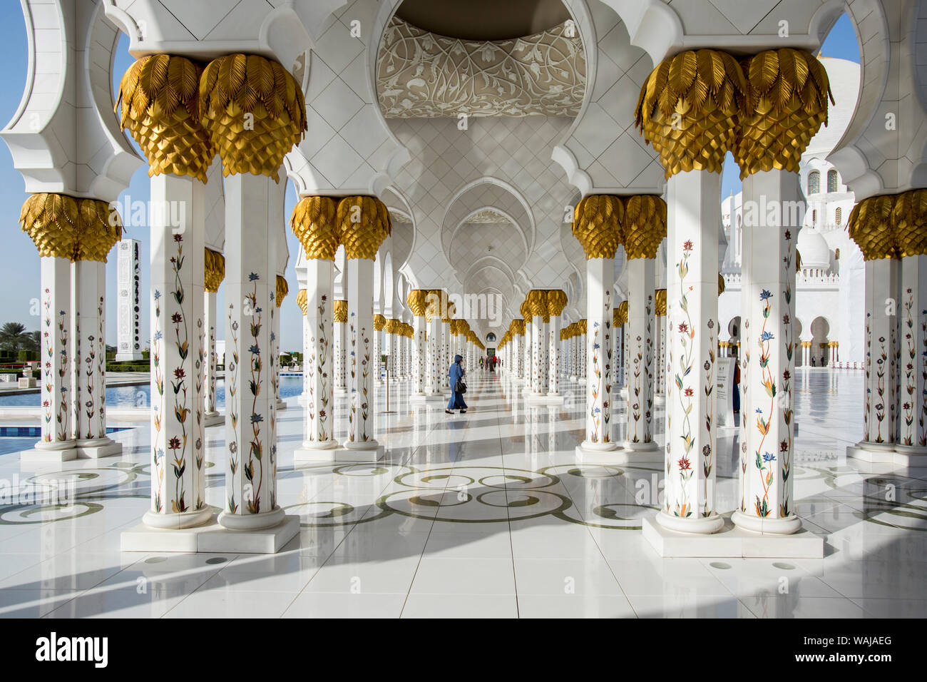 Sheik Sayed Mosque. Abu Dhabi, UAE. (FOR EDITORIAL USE ONLY Stock Photo ...