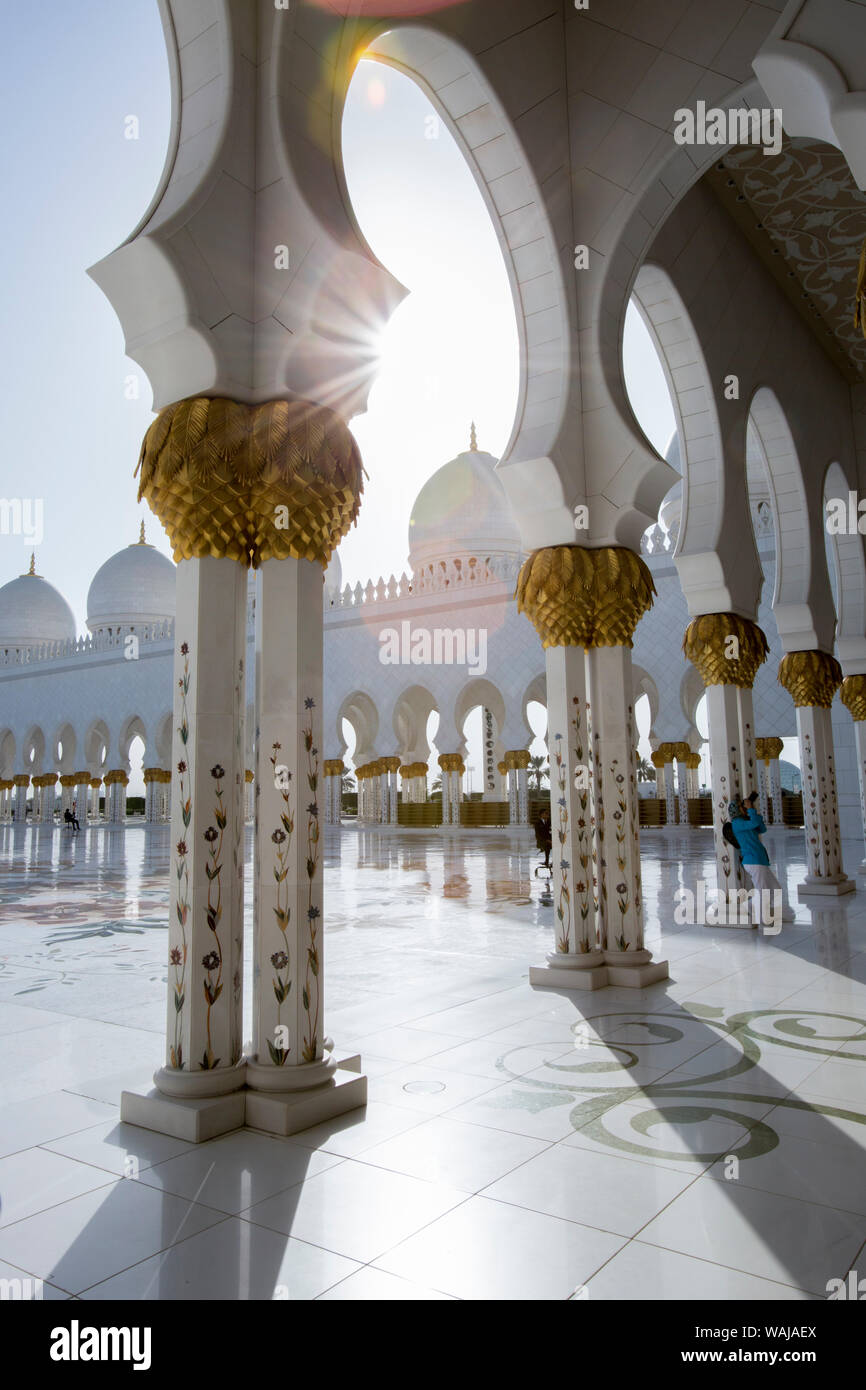 Sheik Sayed Mosque. Abu Dhabi, UAE. (FOR EDITORIAL USE ONLY Stock Photo ...