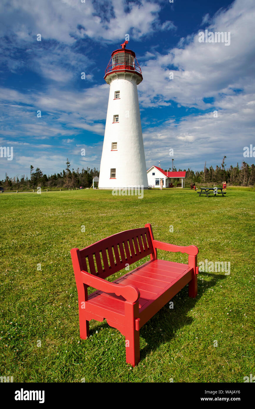Canada, Prince Edward Island. Point Prim Lighthouse. (Editorial Use ...