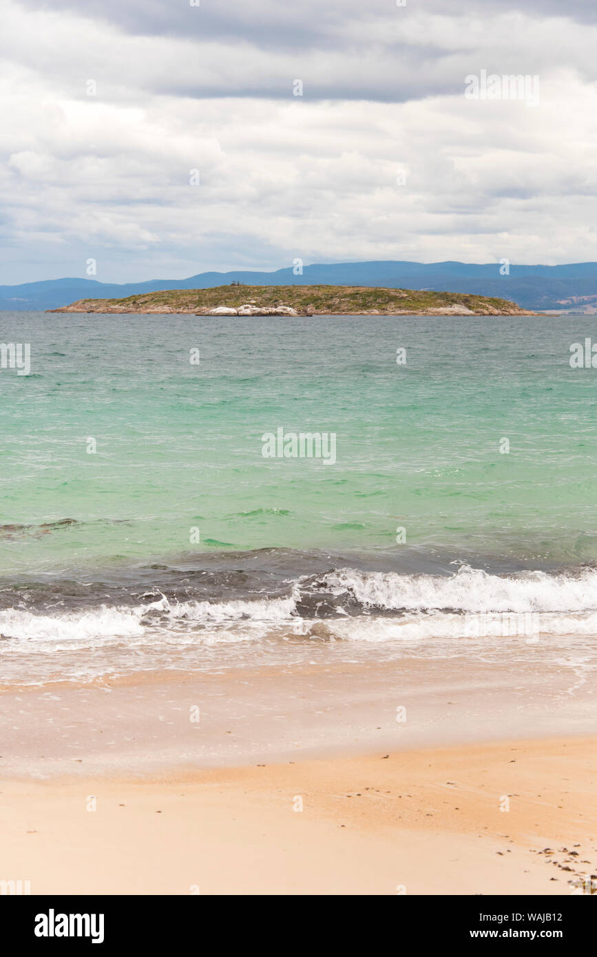 Australia, Tasmania, Freycinet National Park. Promise Rock and Refuge ...