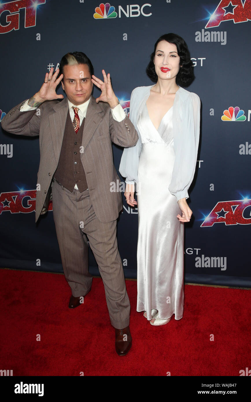 Hollywood, California, USA. 20th Aug, 2019. Chris Doyle, Steffi Kay, of ...