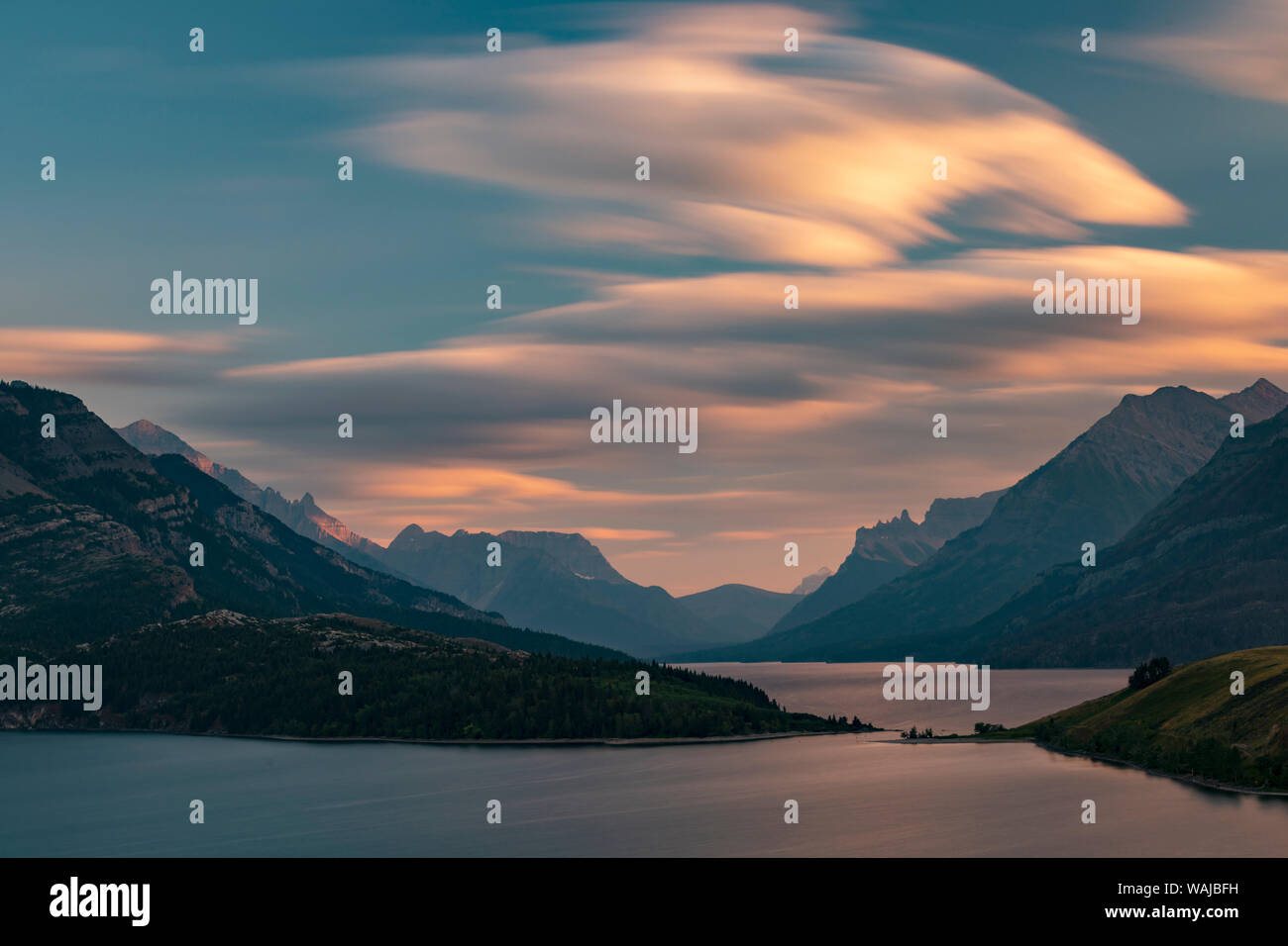 Waterton lake national parks hi-res stock photography and images - Alamy