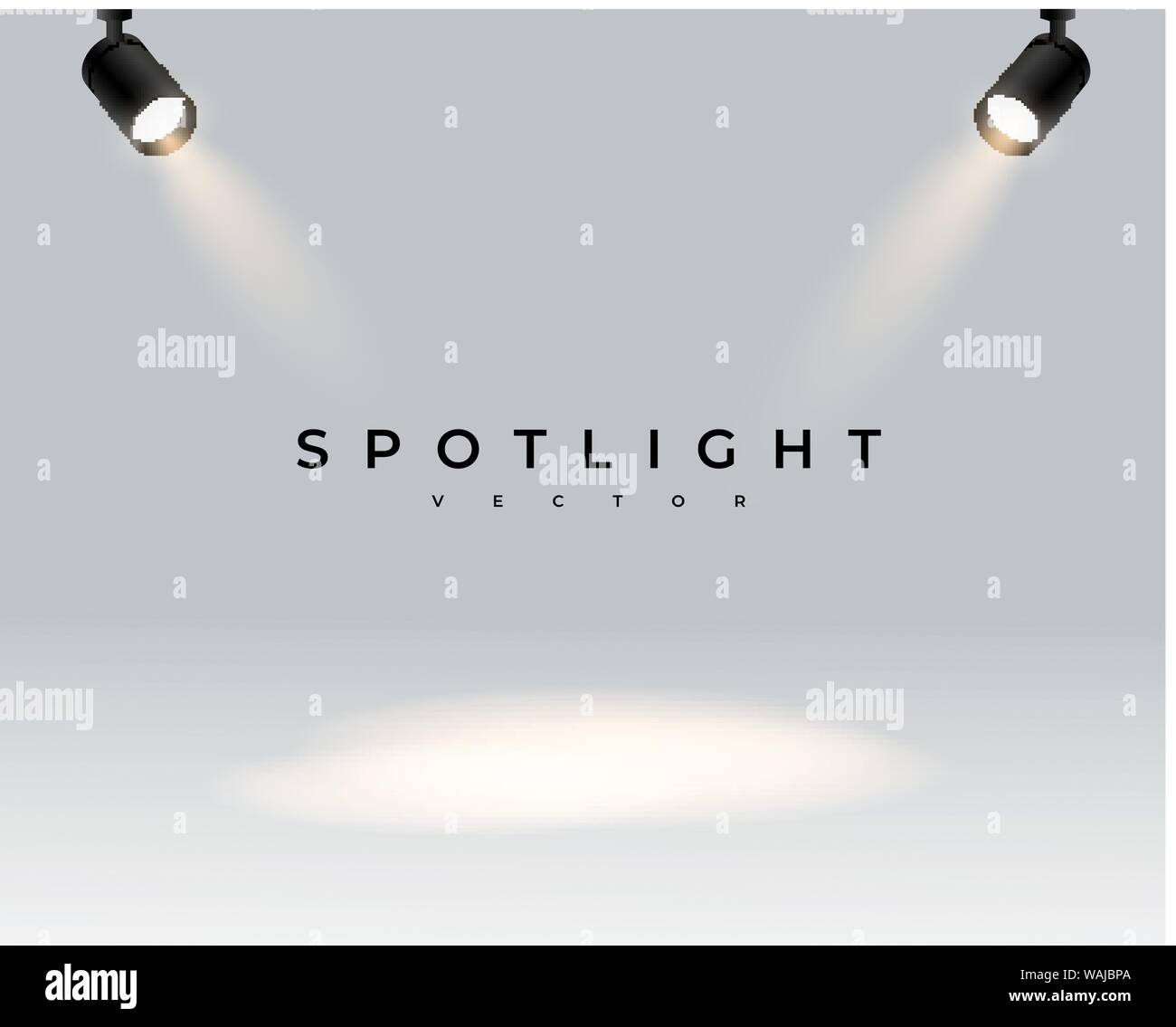 Spotlights realistic transparent background for show contest or ...