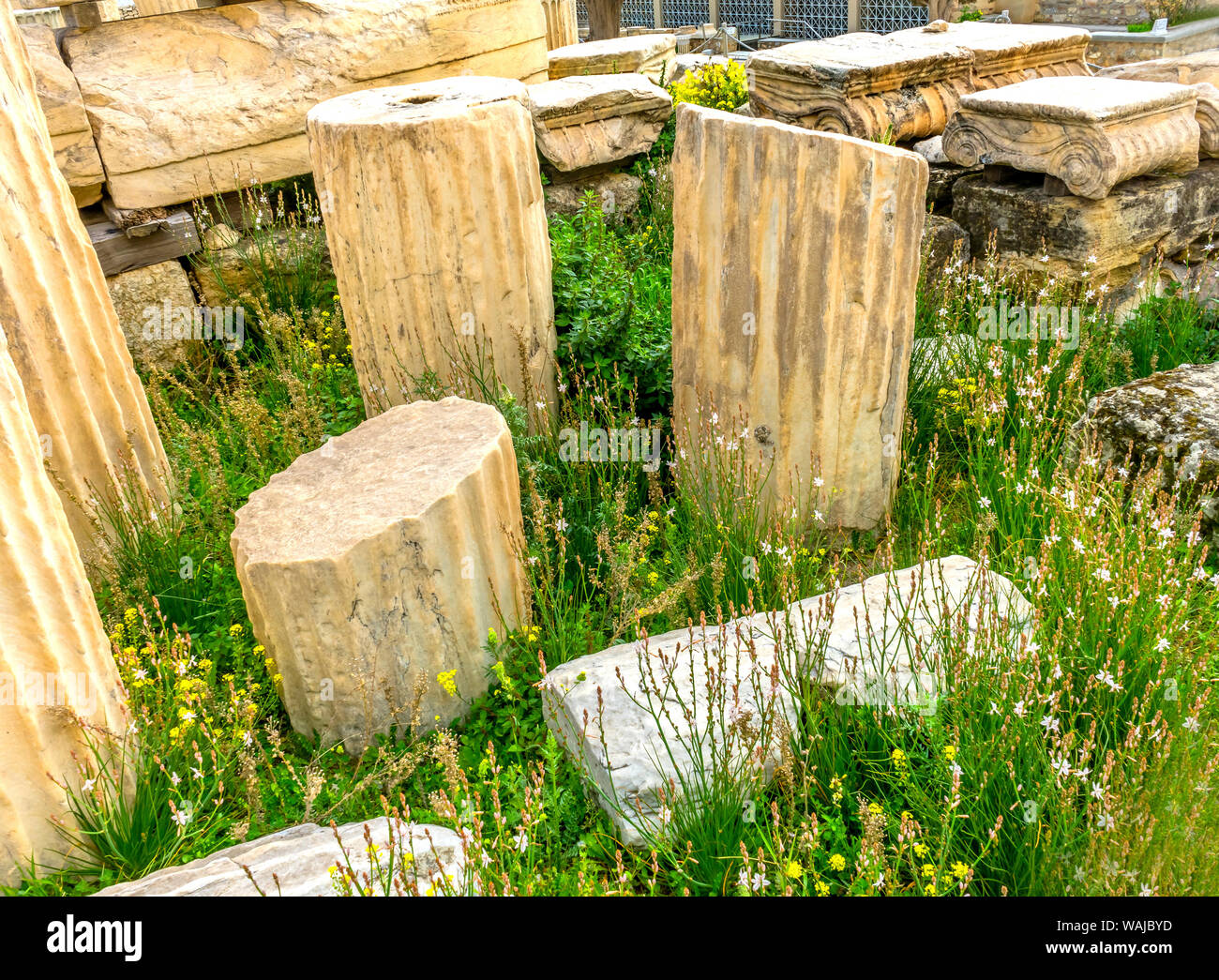 Temple of Augustus Rome, Acropolis, Athens, Greece. Temple of Augustus ...