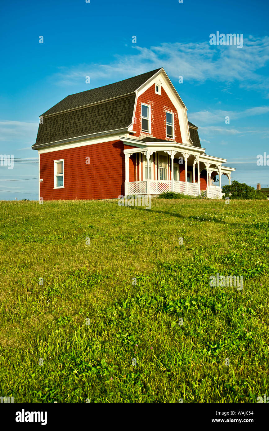 Canada, Quebec, Iles-de-la-Madeleine. Barn transformed into a ...
