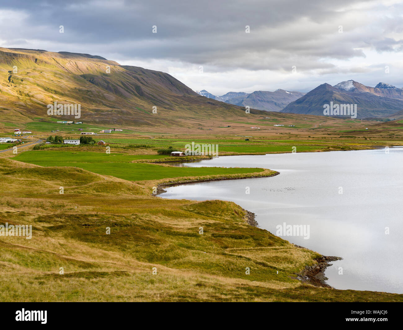 Landscape at Miklavatn, Trollaskagi, near Siglufjordur Stock Photo - Alamy