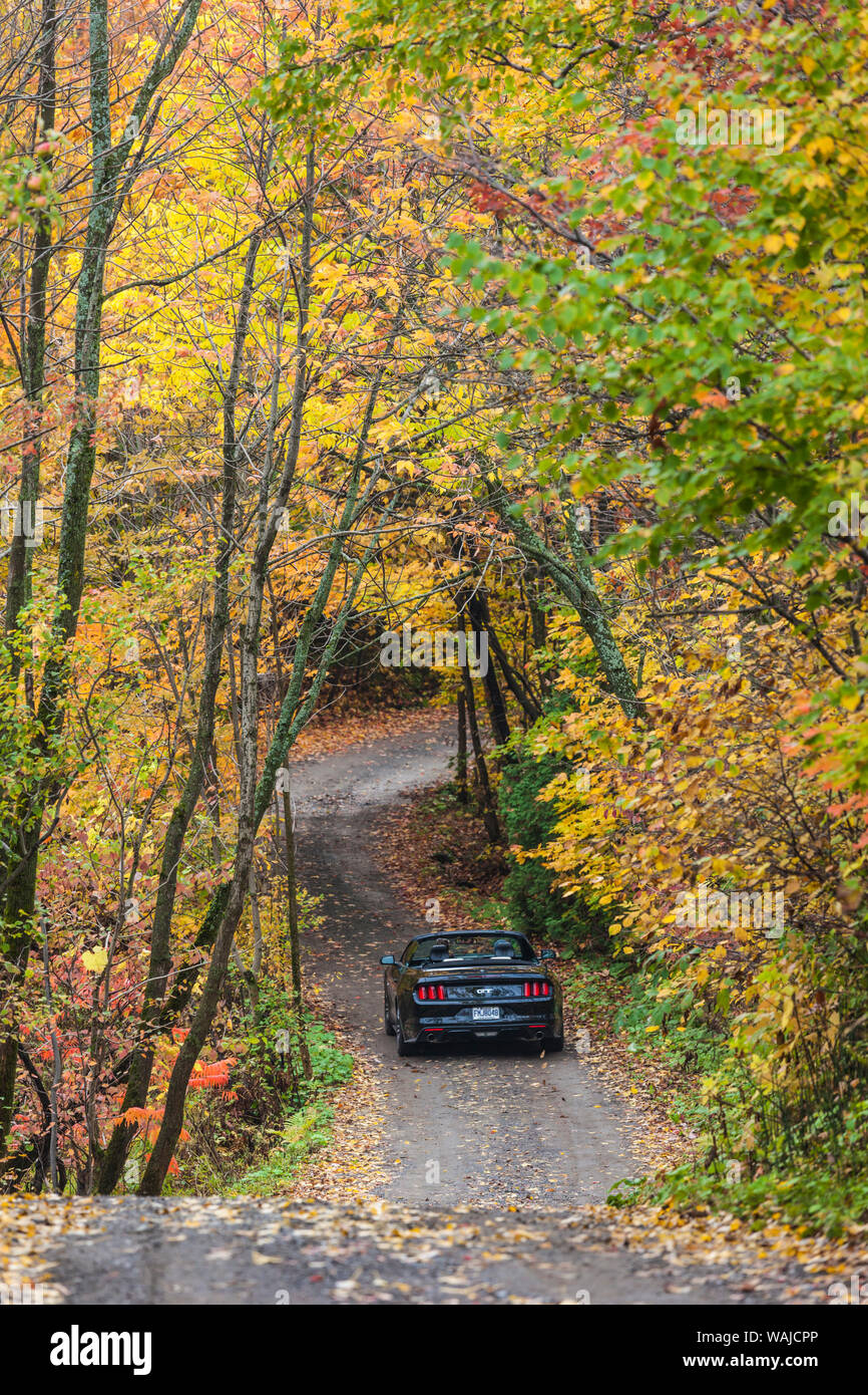 Canada, Quebec, Neuville. Country road Stock Photo - Alamy