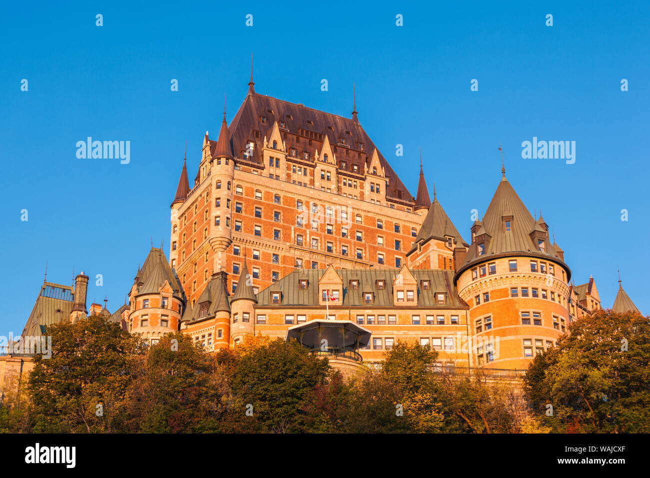 Canada, Quebec, Quebec City. Chateau Frontenac Hotel Stock Photo - Alamy
