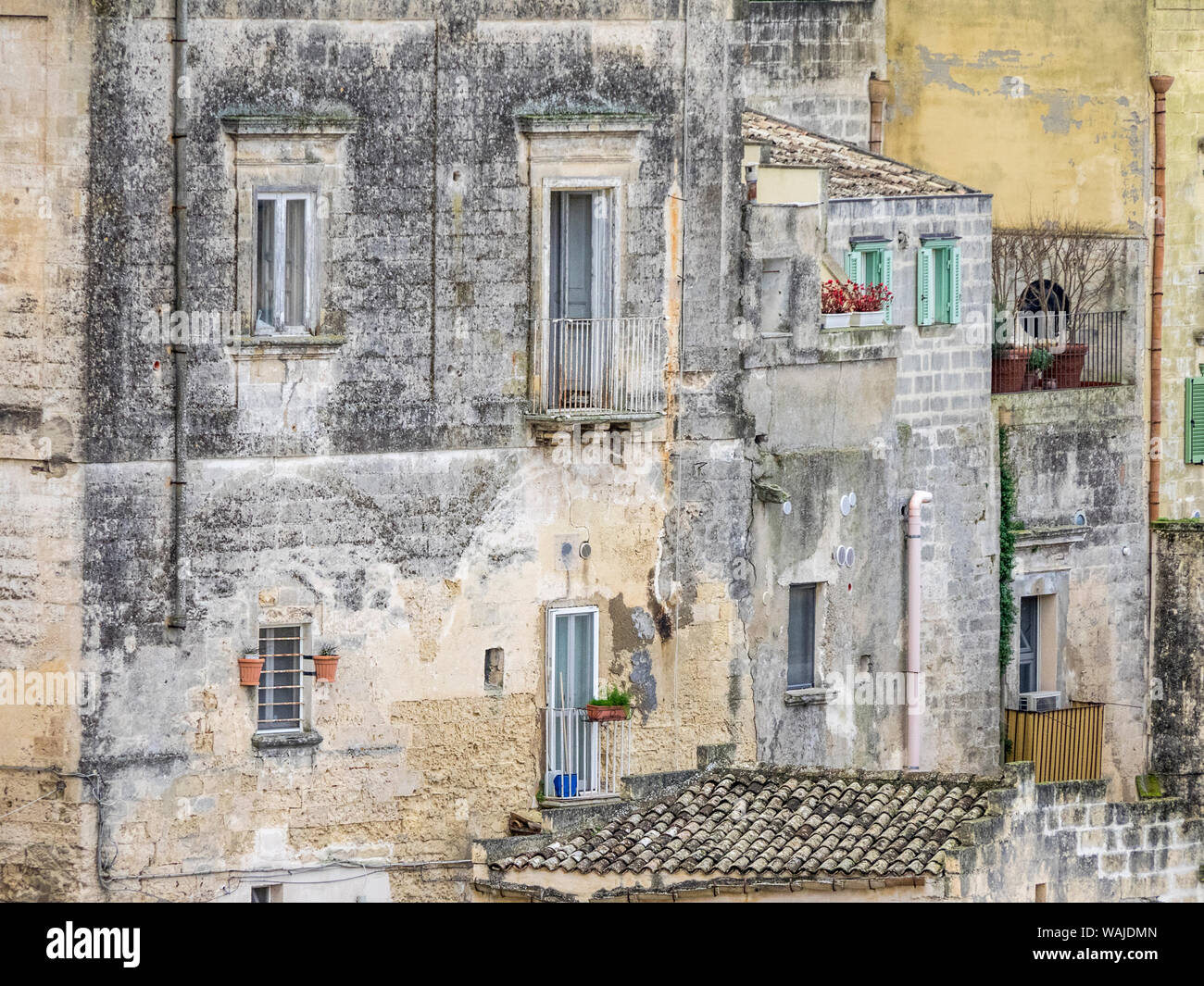 Matera balcony hi-res stock photography and images - Alamy