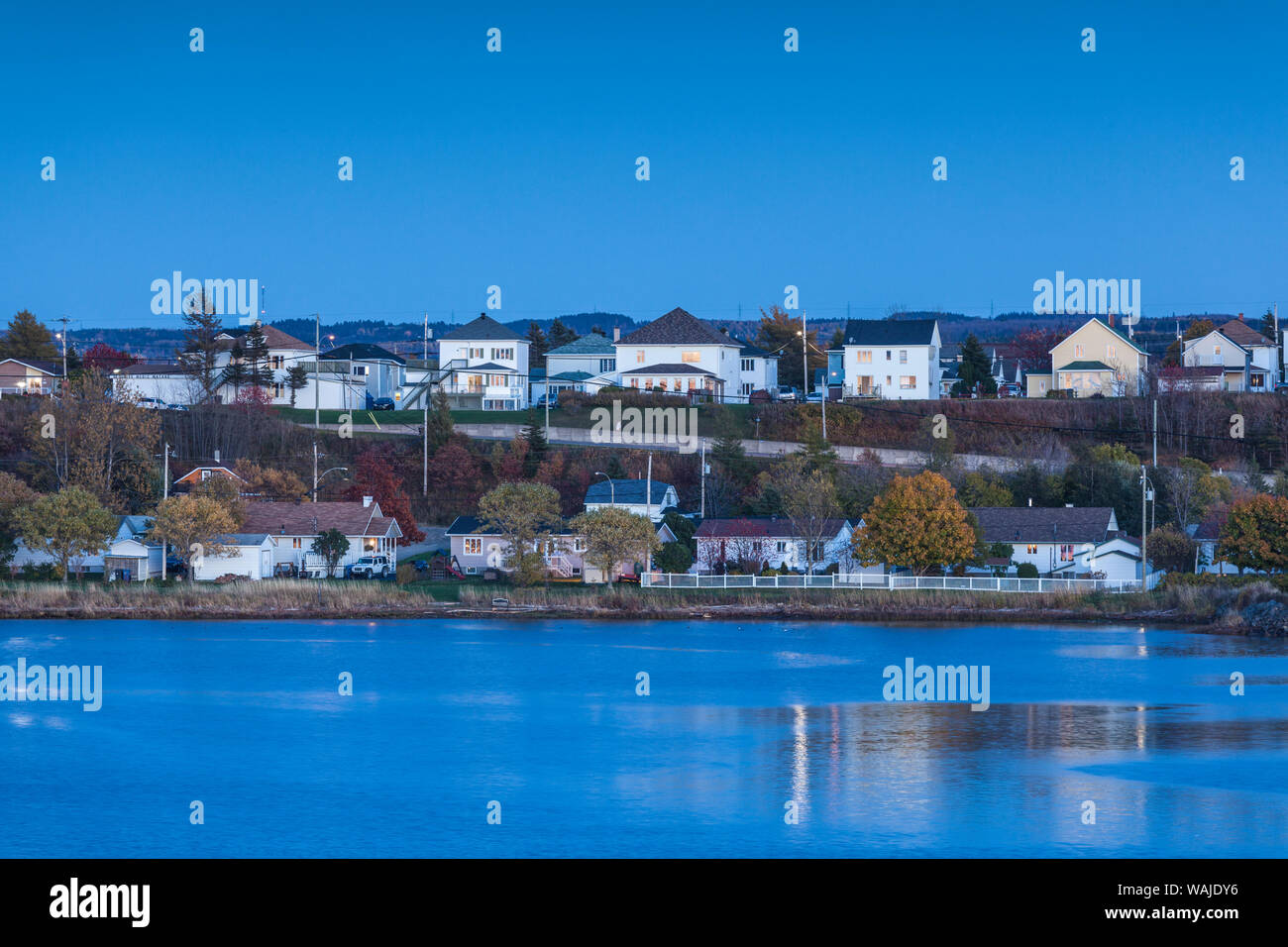 Canada, Quebec, Matane. Town view from the waterfront Stock Photo - Alamy