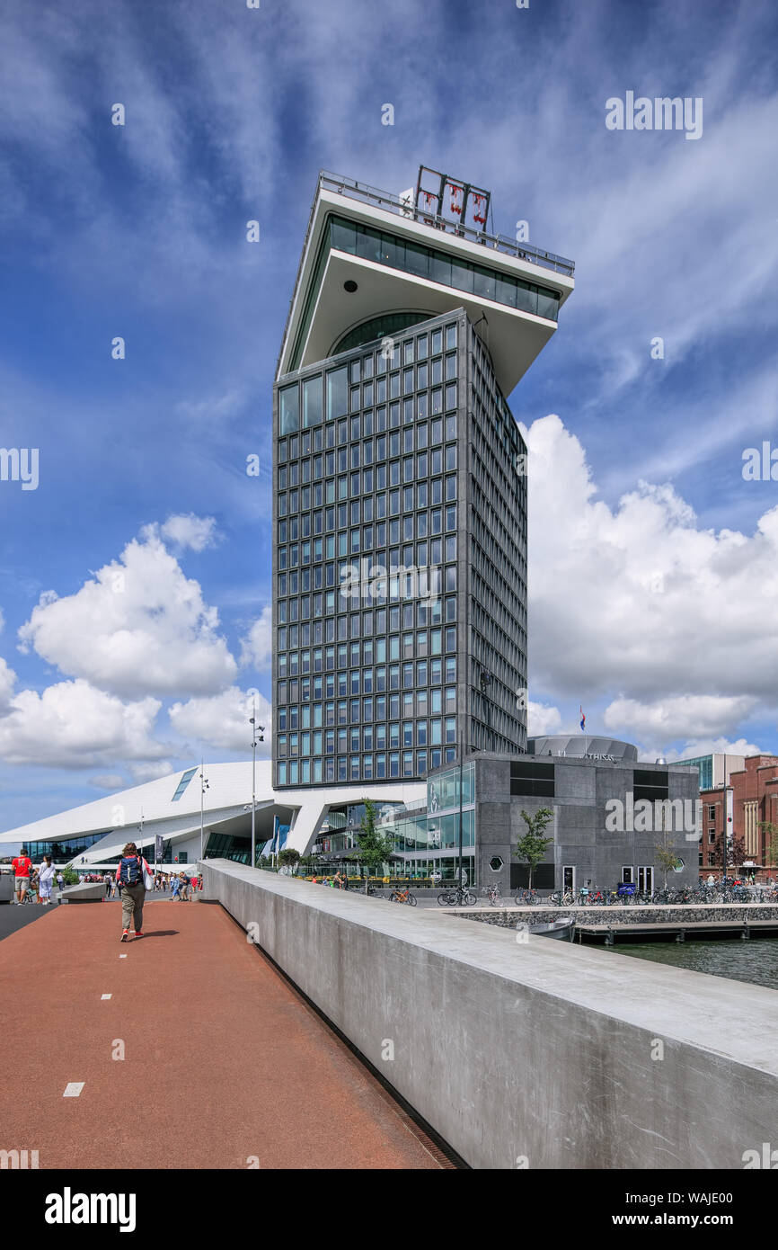 AMSTERDAM-AUG. 8, 2019. Famous Amsterdam Tower, former Shell ...